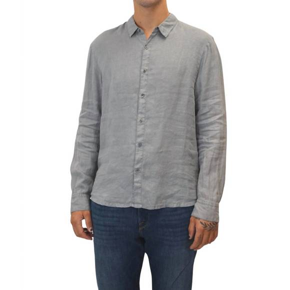 James Perse | Shirts | New James Perse Classic Linen Shirt In Breeze ...